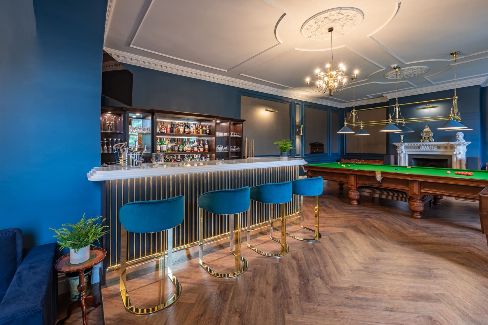 Art Deco home bar | Bespoke furniture | Tom Maxwell Ltd