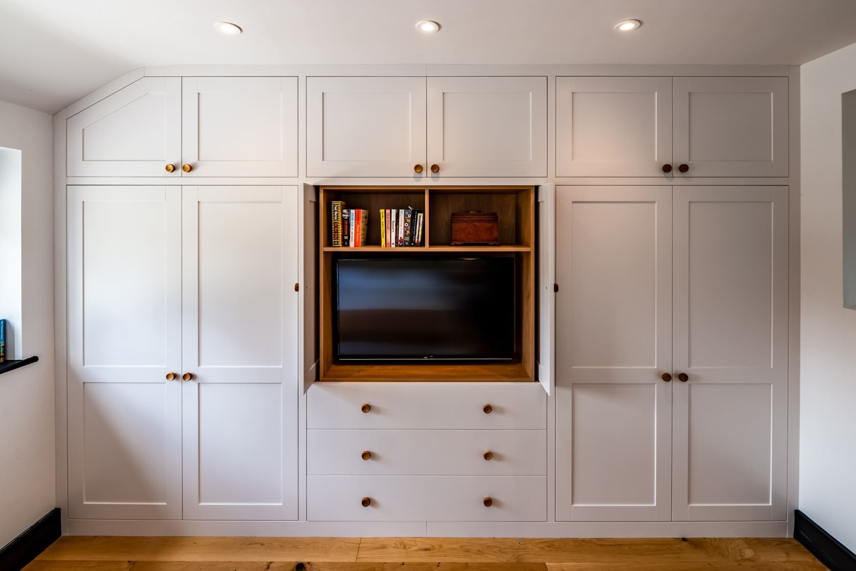 Bedroom Wardrobe with Hidden TV | Tom Maxwell : Handmade furniture ...